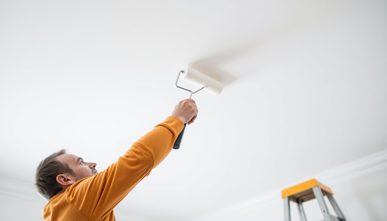 Jak malować sufit bez smug?